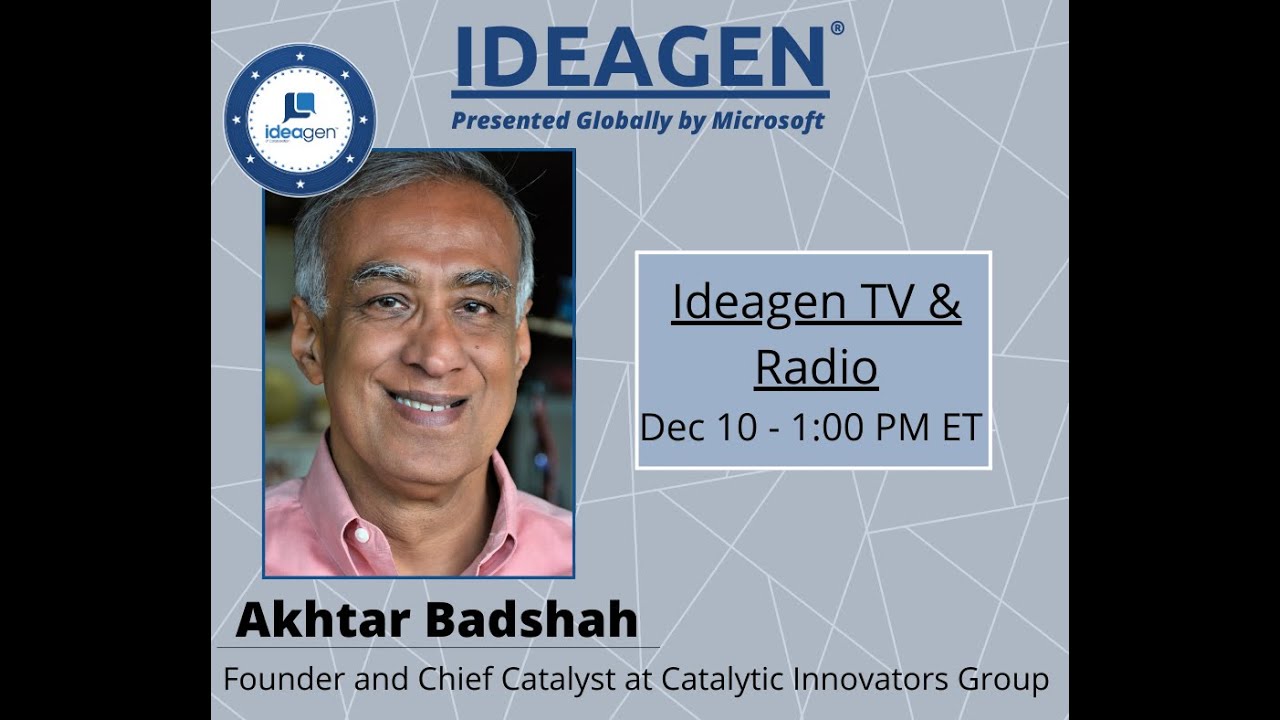 Ideagen TV with George Sifakis & Dr. Akhtar Badshah, Founder of ...