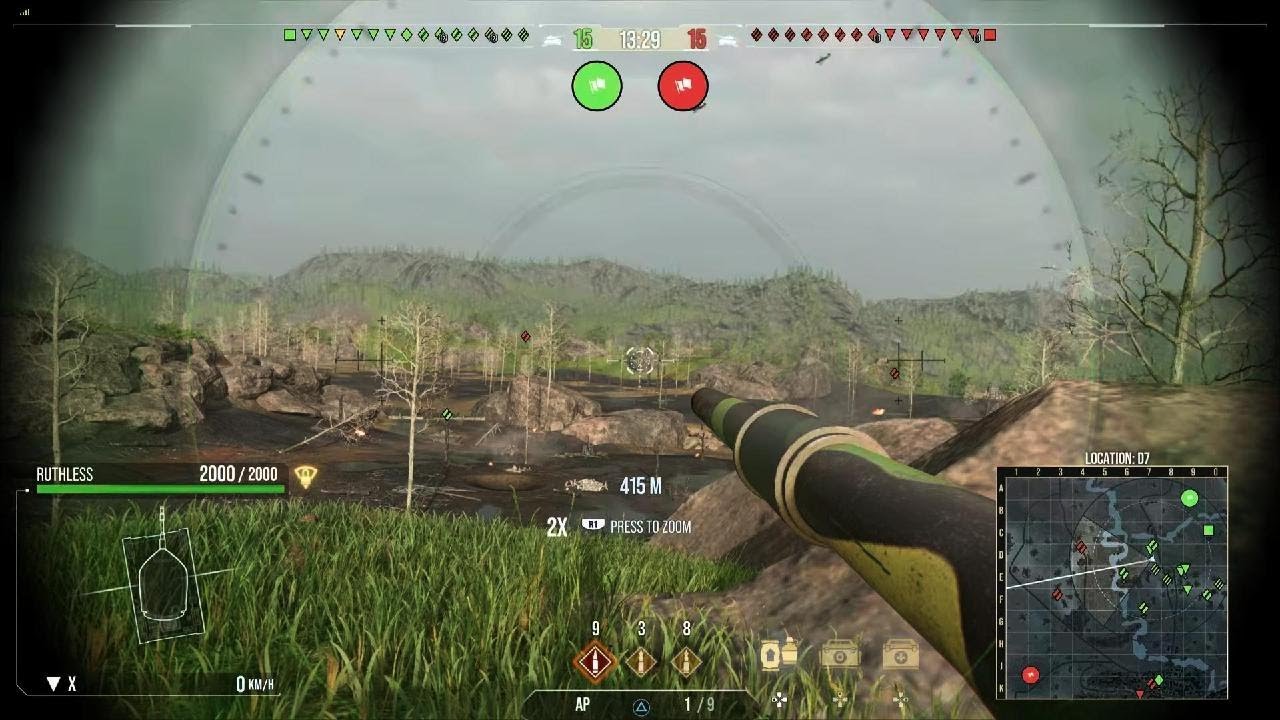 WoT Console Ruthless, +9k direct with some RNG love :D - YouTube