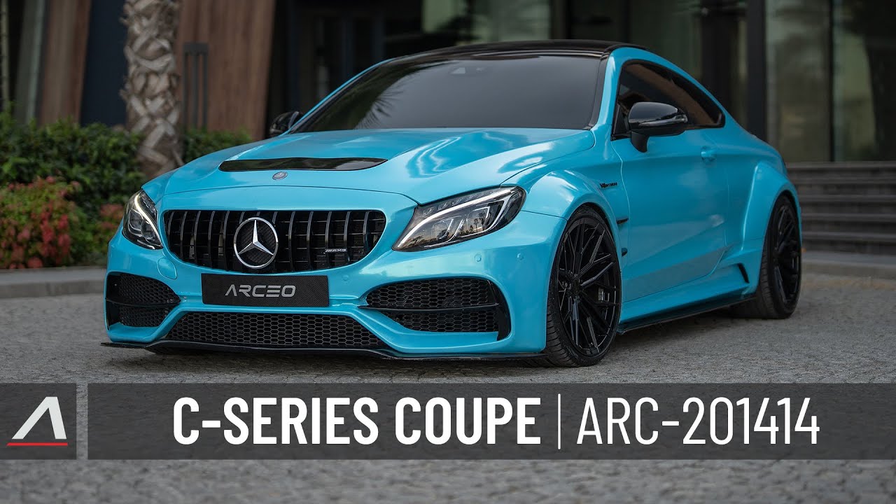 Mercedes C180 Coupe (C63 Transformation) • 19’ Valencia GlossBlack ...