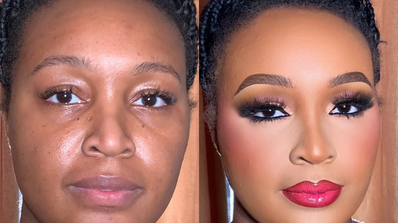 Makeup Tutorial on my Client - YouTube
