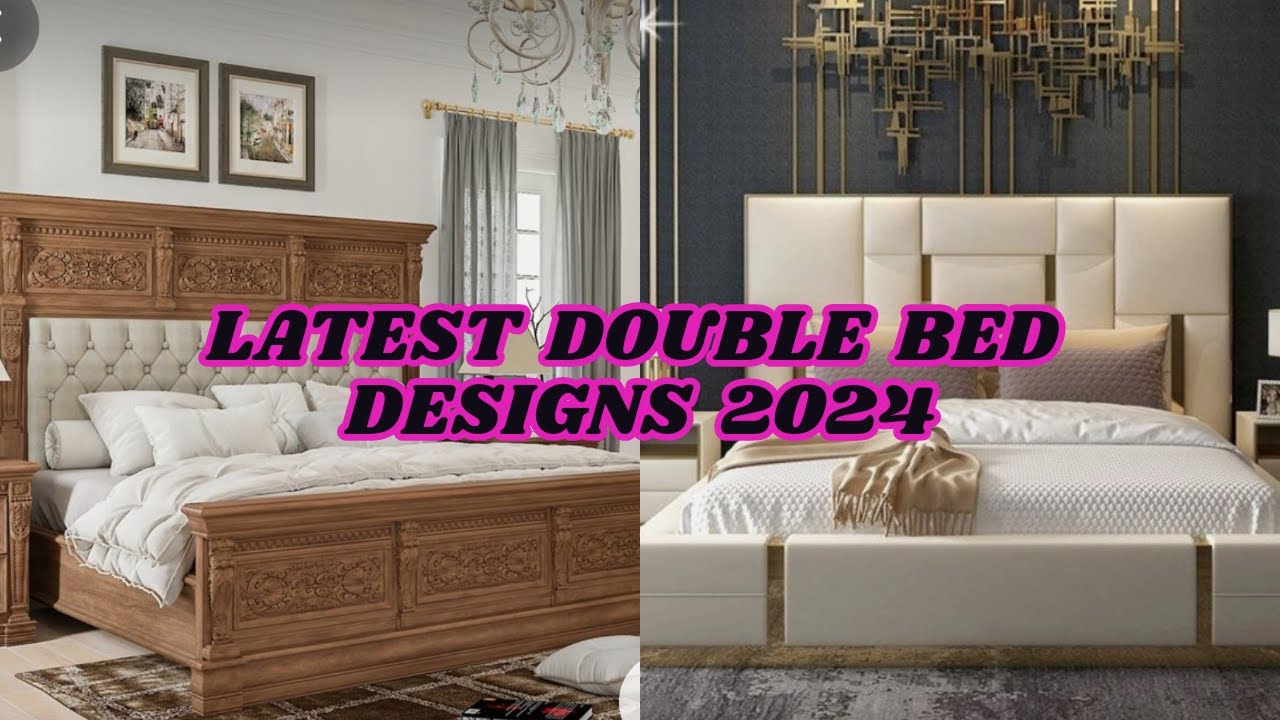 Top bed designs 2024 || trending double bed designs - YouTube
