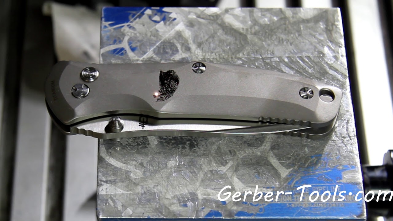 Memorial Knife: Laser Engraving Your Loved One's Fingerprint - YouTube