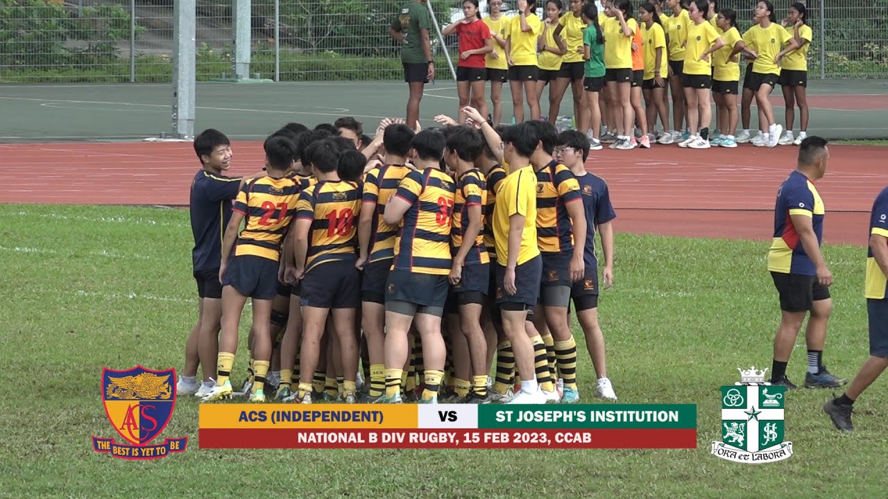 2023.02.15 National B Div Rugby Preliminary Round - ACSI vs SJI - YouTube