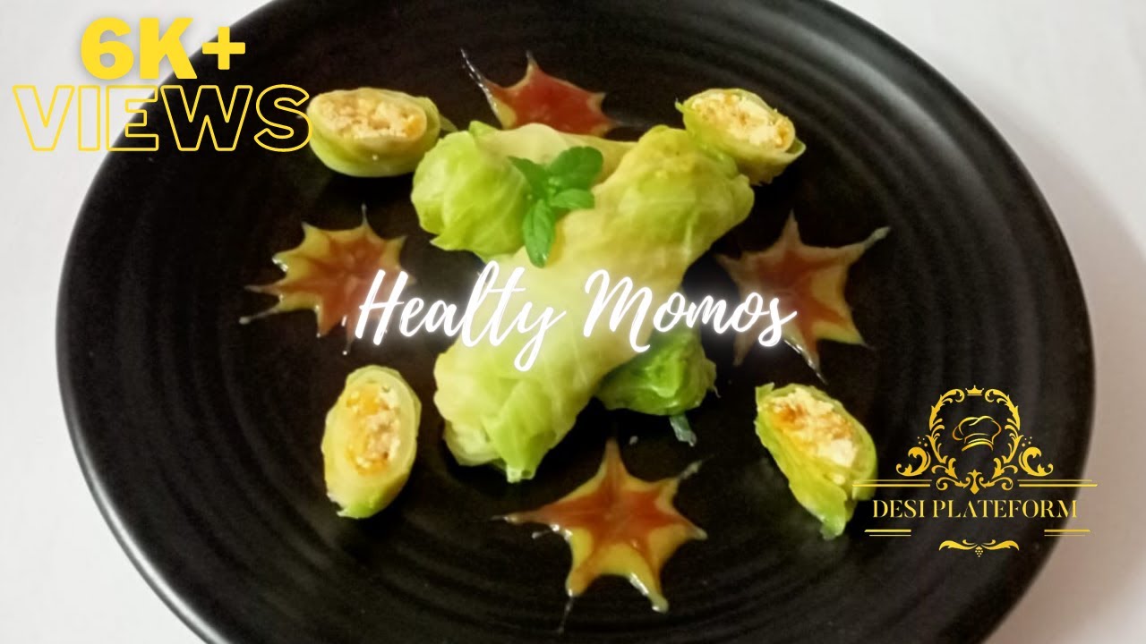 Veg Cabbage Momos Healthy and Delicious food No Oil Or Flour. - YouTube