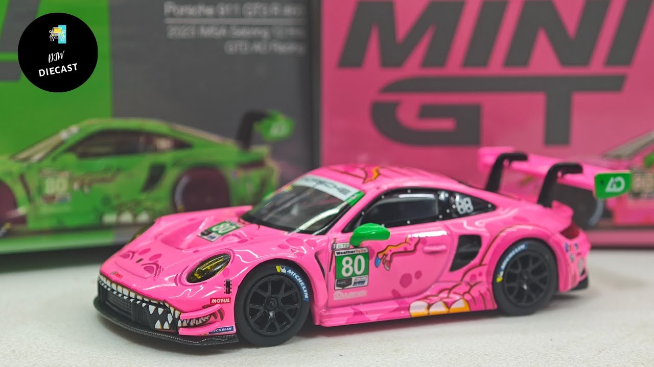 Porsche 911 GT3 R AO Racing Roxy by Mini GT 1/64 | UNBOXING and REVIEW ...