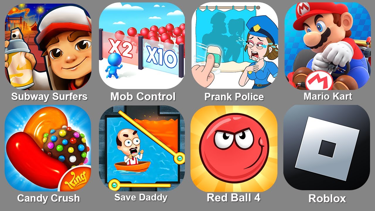 Subway Surfers 2025,Mob Control,Candy Crush Saga,sprunky incredibox ...