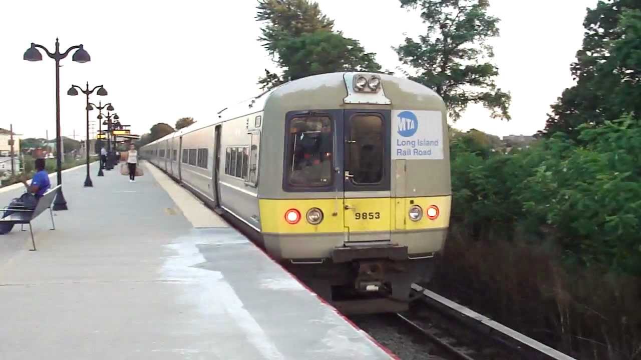MTA LIRR: 1984-86 Budd M-3 LIRR Train at St.Albans (Babylon Branch) (5/ ...