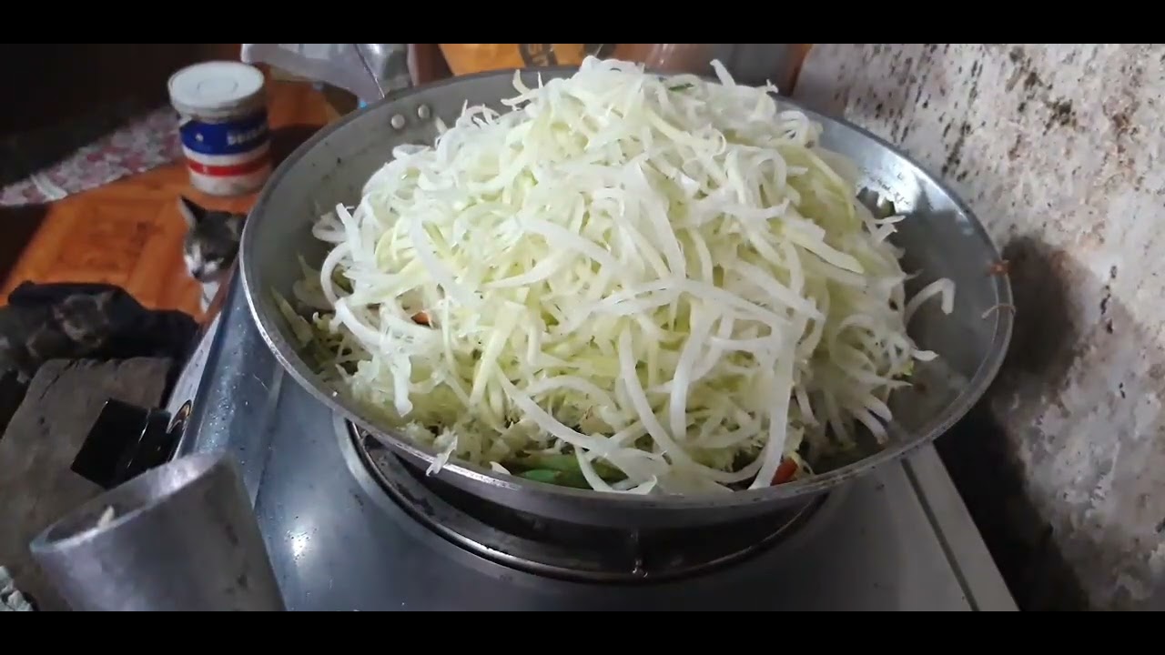 Part2 My new recipe pansit papaya dami request magluto uli ako nito ...