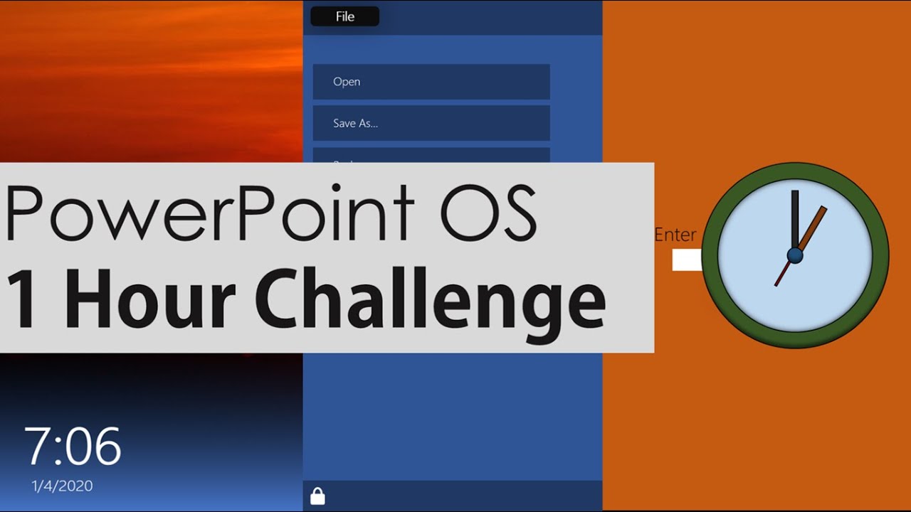 PowerPoint OS 1 Hour Challenge! - YouTube