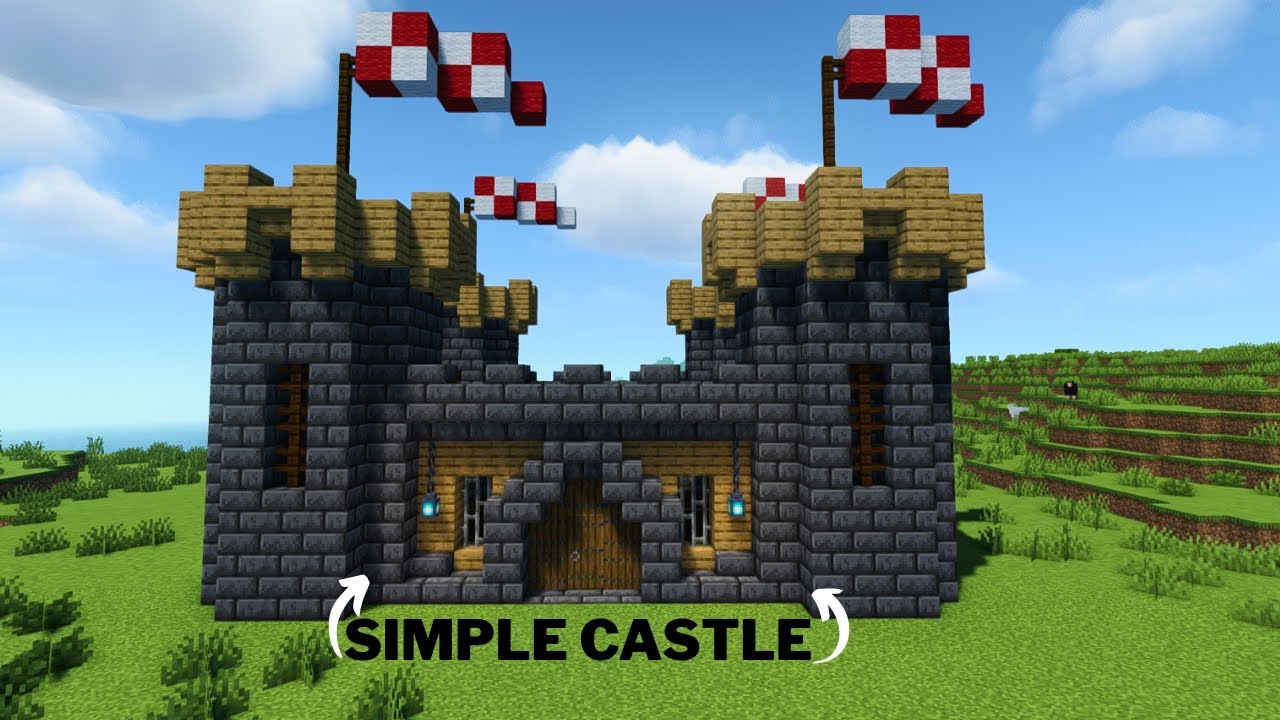Make This Easy Minecraft Castle Base - Tutorial - YouTube