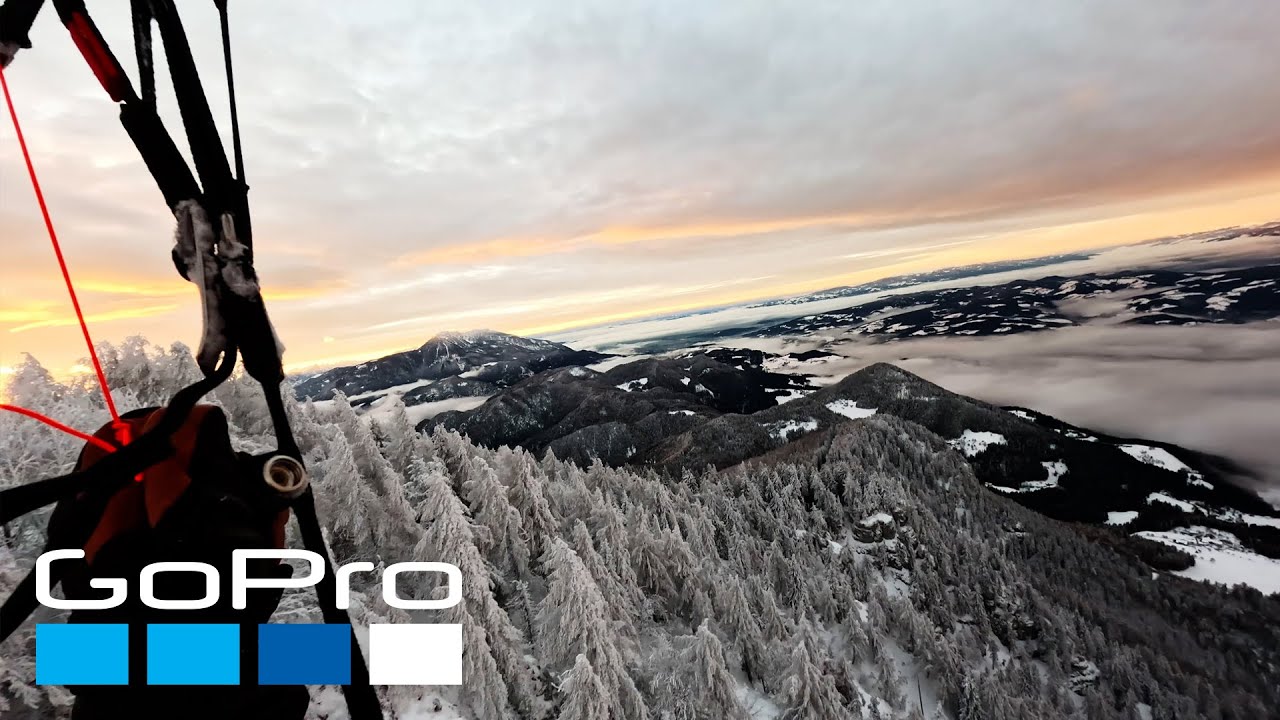 GoPro Awards: Speedflying Into a Snowy Slovenian Sunset | HERO11 Black ...