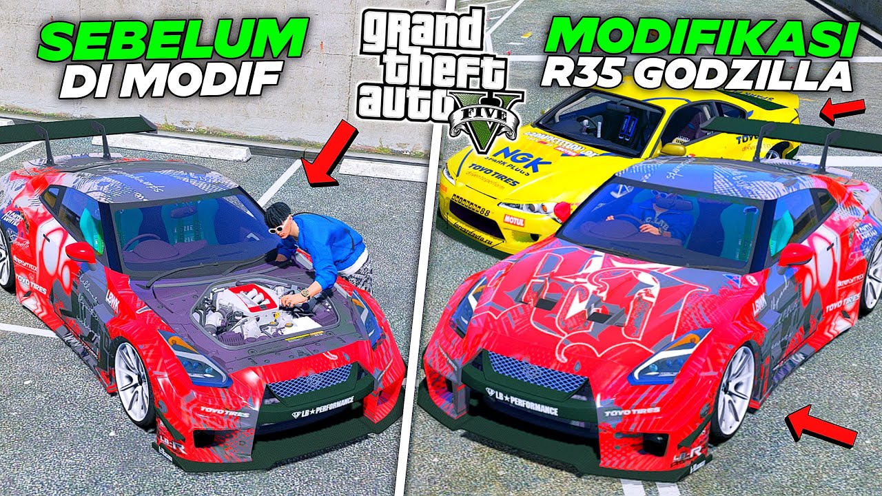 Aku MODIFIKASI Mobil JDM R35 Turbo Langka Untuk Ikut Balapan CARMEET ...