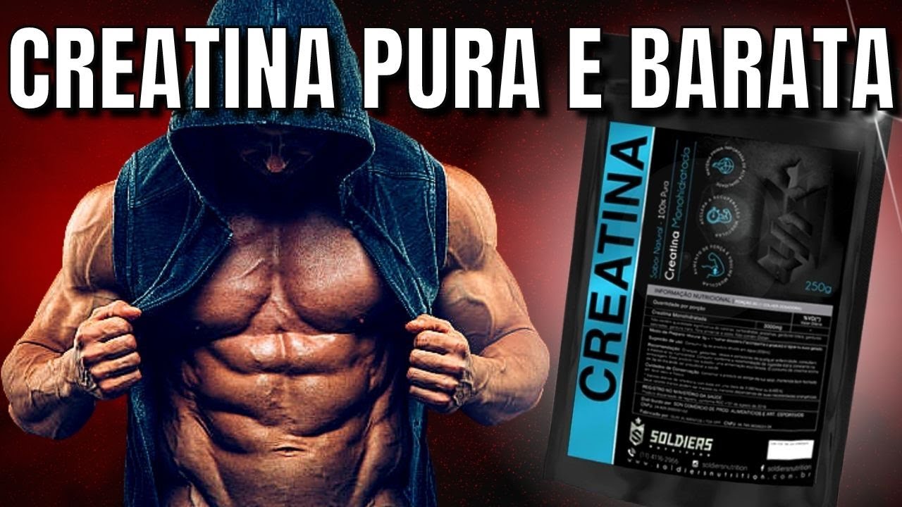 CREATINA MONOHIDRATADA SOLDIERS NUTRITION MELHOR CREATINA CUSTO ...