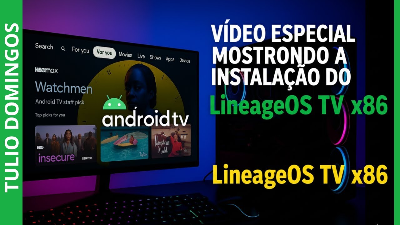 "VÍDEO ESPECIAL MOSTRANDO A INSTALAÇÃO DO LineageOS TV x86" - YouTube
