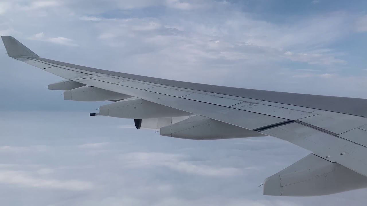TAKEOFFS and LANDINGS Airbus A340 vs A321 - YouTube