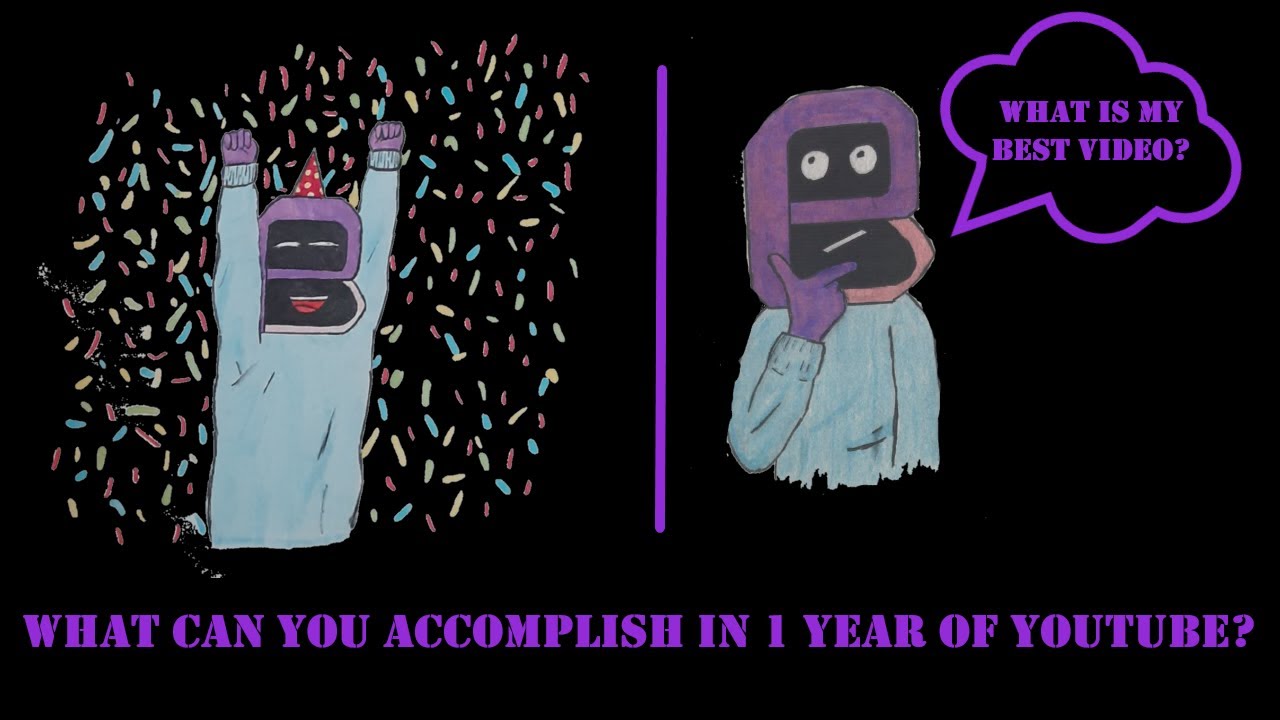 What Can You Accomplish in 1 Year of Youtube | 1 Year Anniveraire Video ...