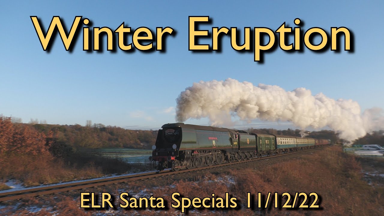 Winter Eruption - 34092 'City of Wells' & 52044 - East Lancashire ...