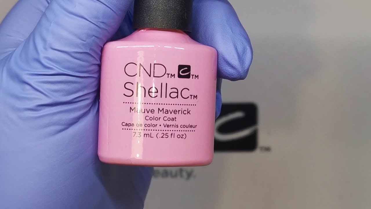 CND Shellac Mauve Maverick - YouTube