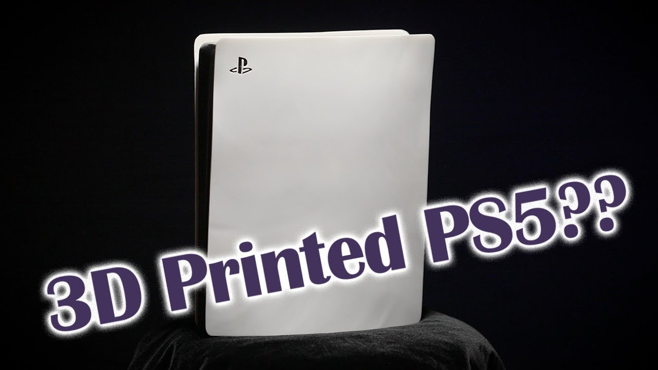 3D Printed PS5 | Full-Scale Playstation 5 - YouTube