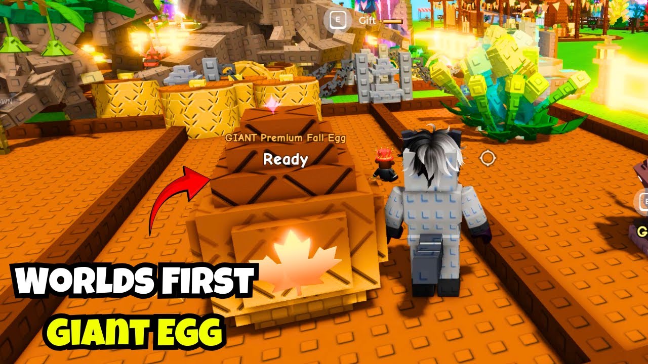 I HATCHED The WORLD’s FIRST GIANT PREMIUM EGG in Grow A Garden - YouTube