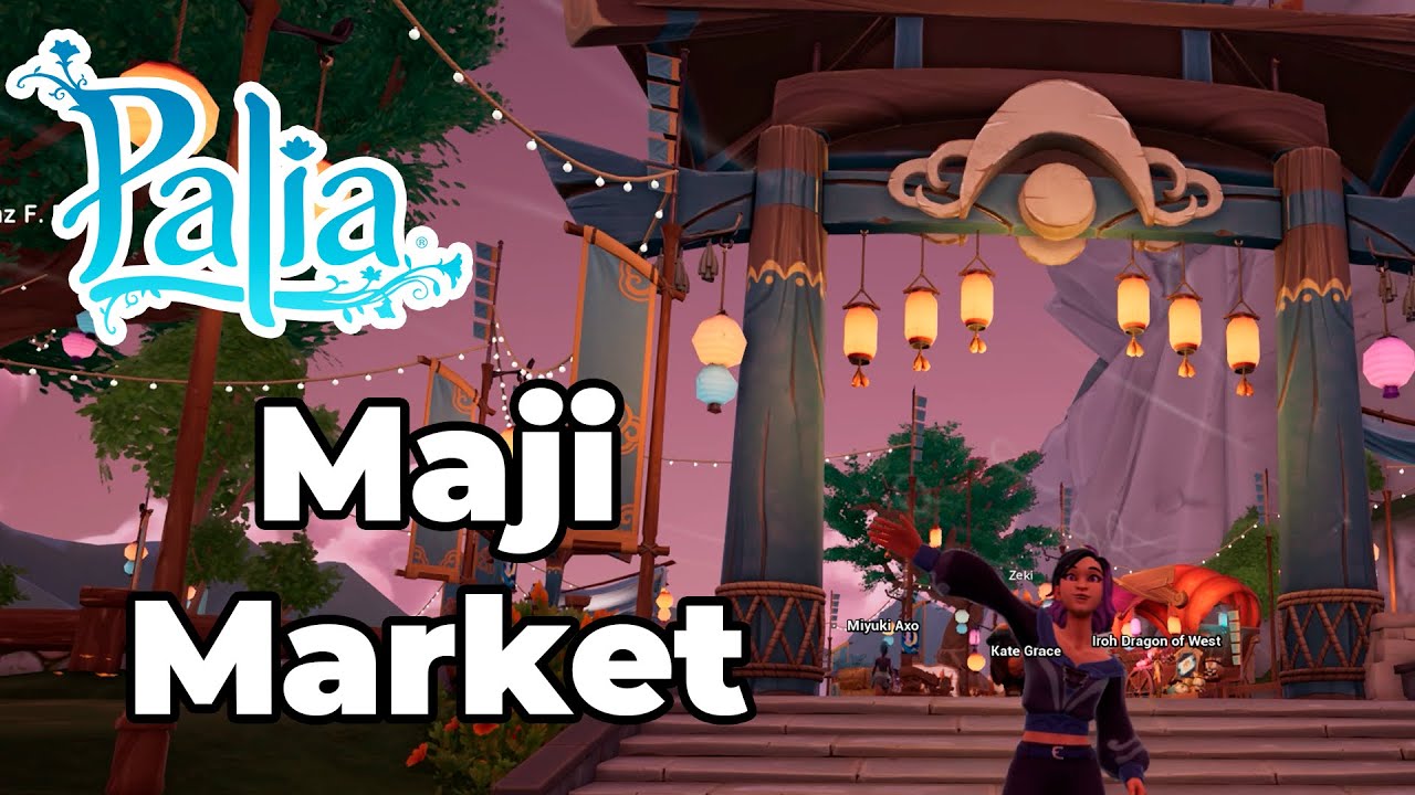 Palia - Maji Market 🟩PRIMERAS IMPRESIONES🟩DONDE ENCONTRAR LOS OBJETOS ...
