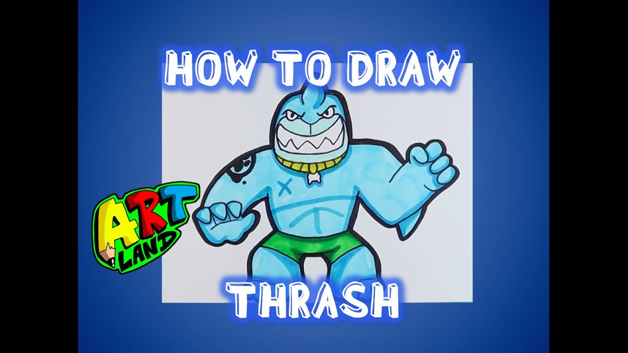 How to Draw THRASH!!! - YouTube