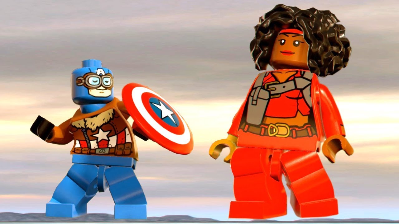 Captain America (Pilot) vs Misty Knight (LEGO Marvel Super Heroes 2 ...