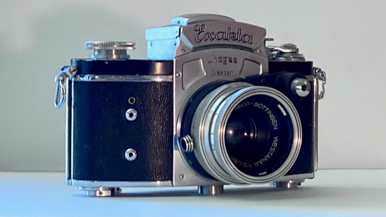 Ihagee Exakta Kine Camera Pre WWII 35mm SLR Film Demo - YouTube