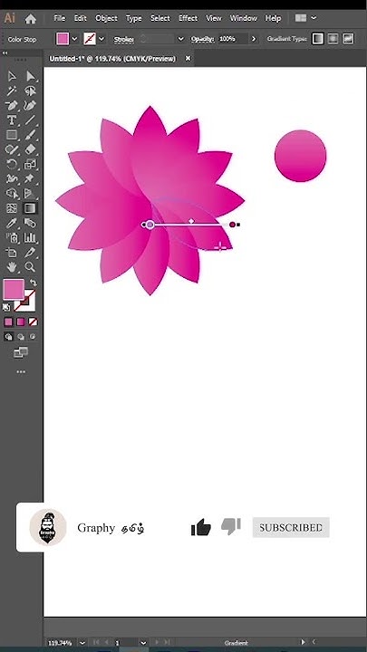 How to Duplicate & Rotate Shapes in Adobe Illustrator tutorial For Beginner | Graphy Tamizh ...