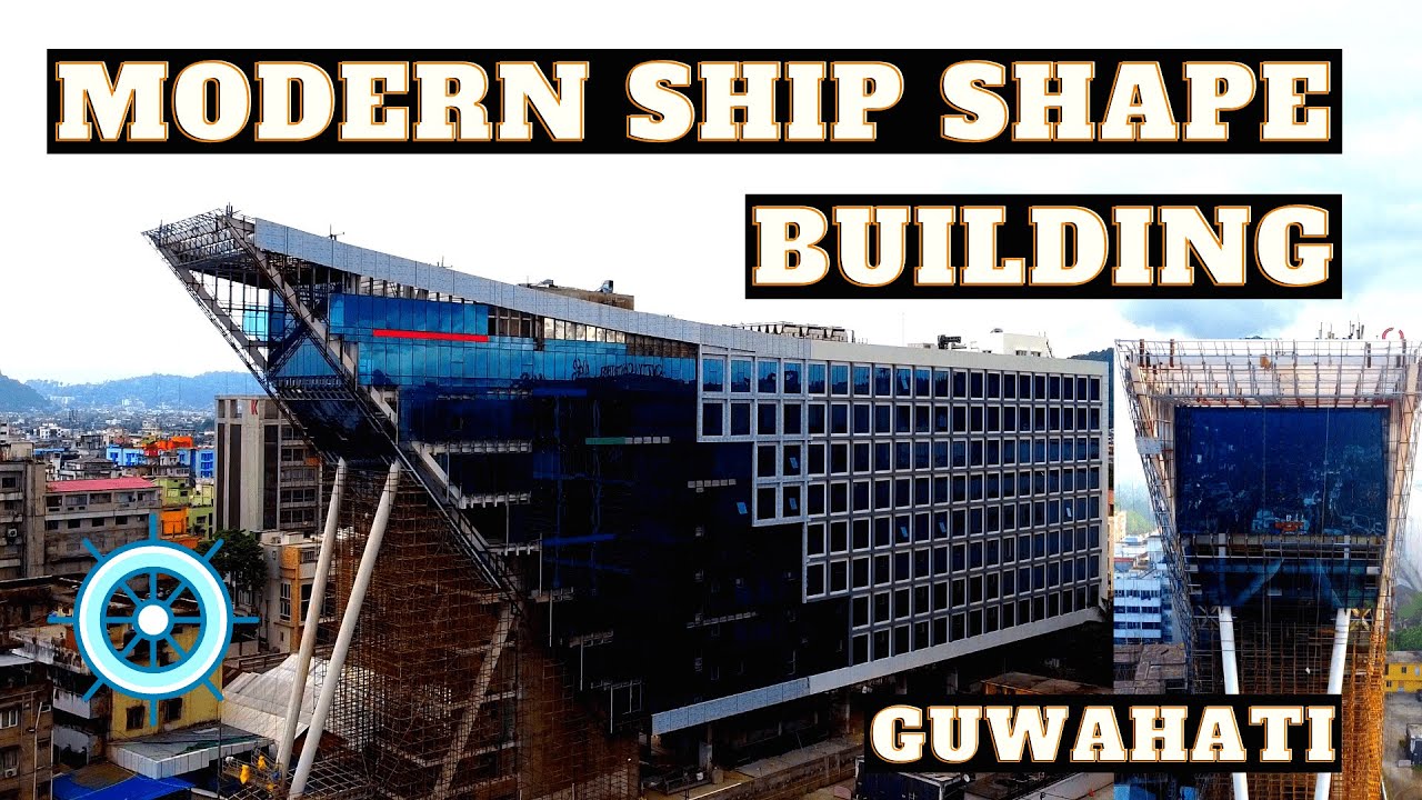 Modern Building NRL Corporate Office Guwahati | Aerial View | GS Road ...