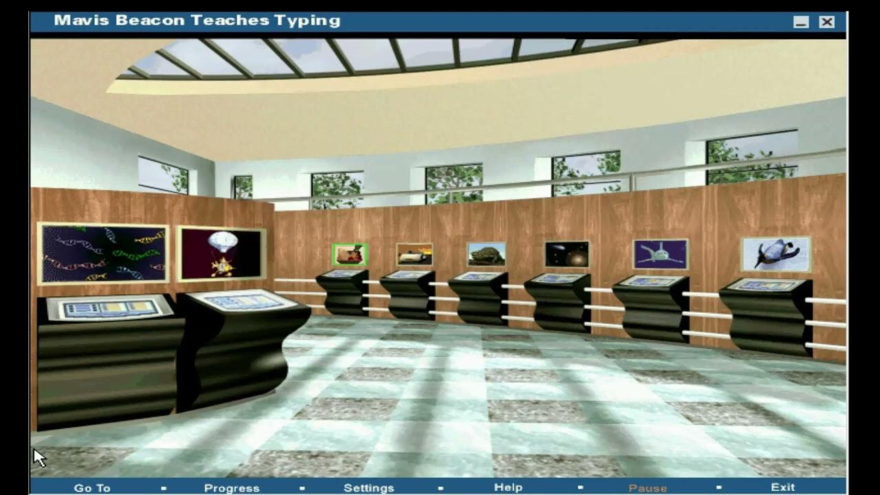 Mavis Beacon Teaches Typing 11 Game Hallway - YouTube