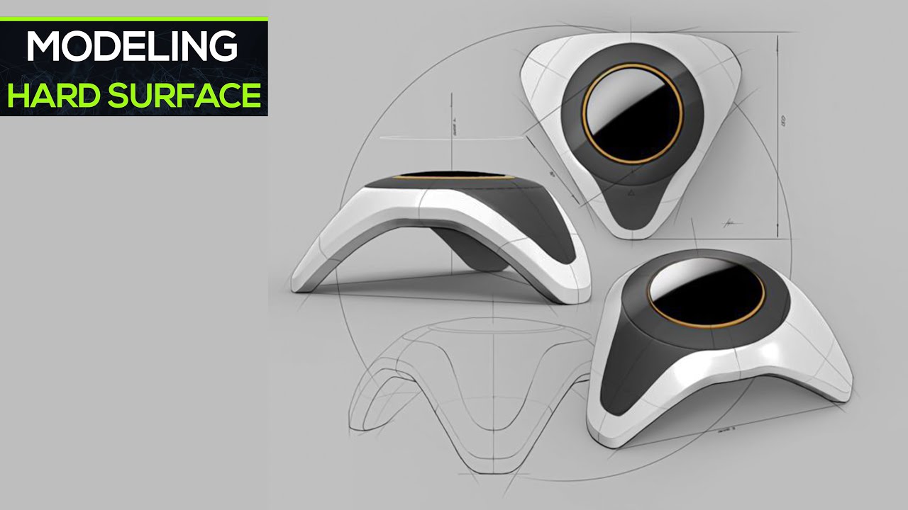 Industrial Design/Product Modeling | Hard surface Tutorial - YouTube