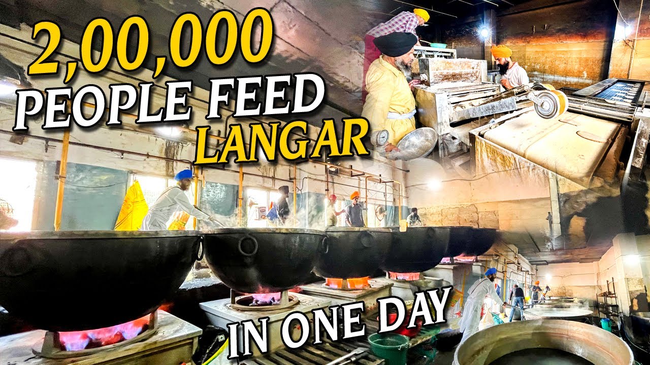 GOLDEN TEMPLE LANGAR 😍 | WORLD LARGEST COMMUNITY KITCHEN | LANGAR HALL ...