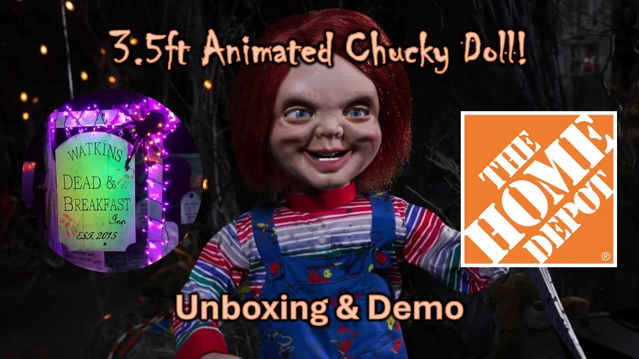 3.5ft Animated Chucky Doll Unboxing - YouTube
