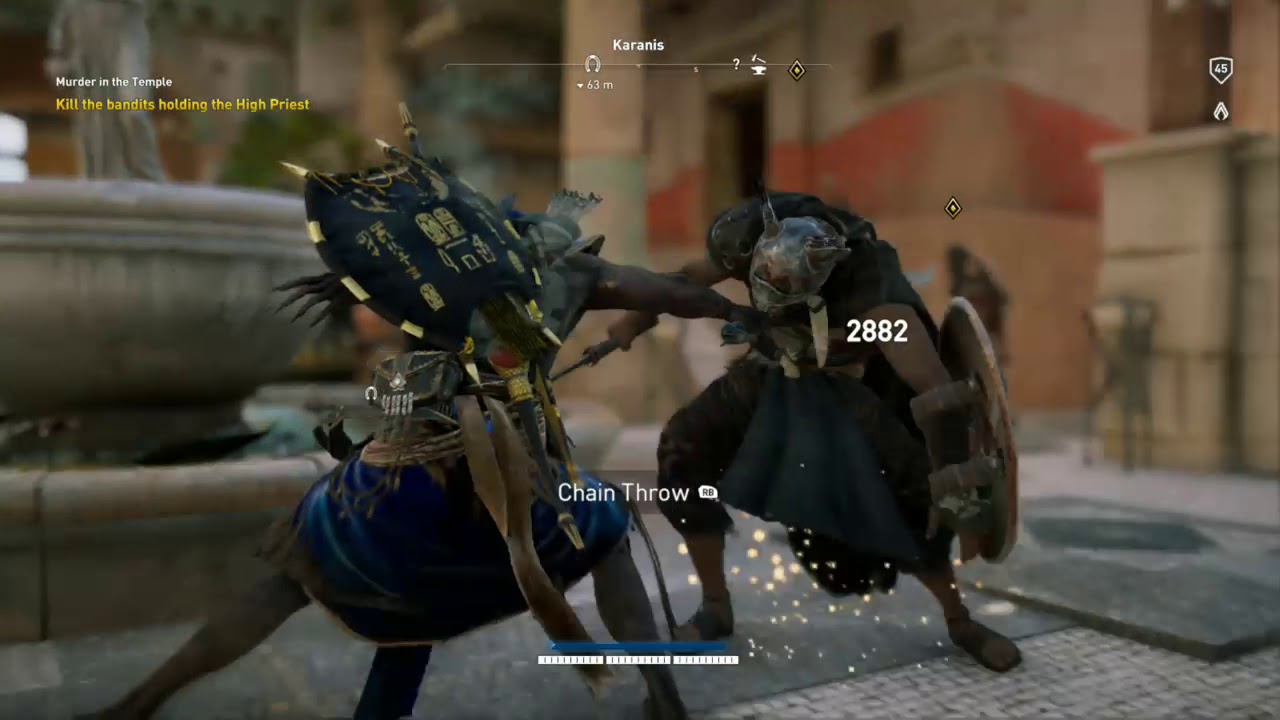 AC ORIGINS GAME PLAY NEW BLUE ANUBIS OUTFIT - YouTube