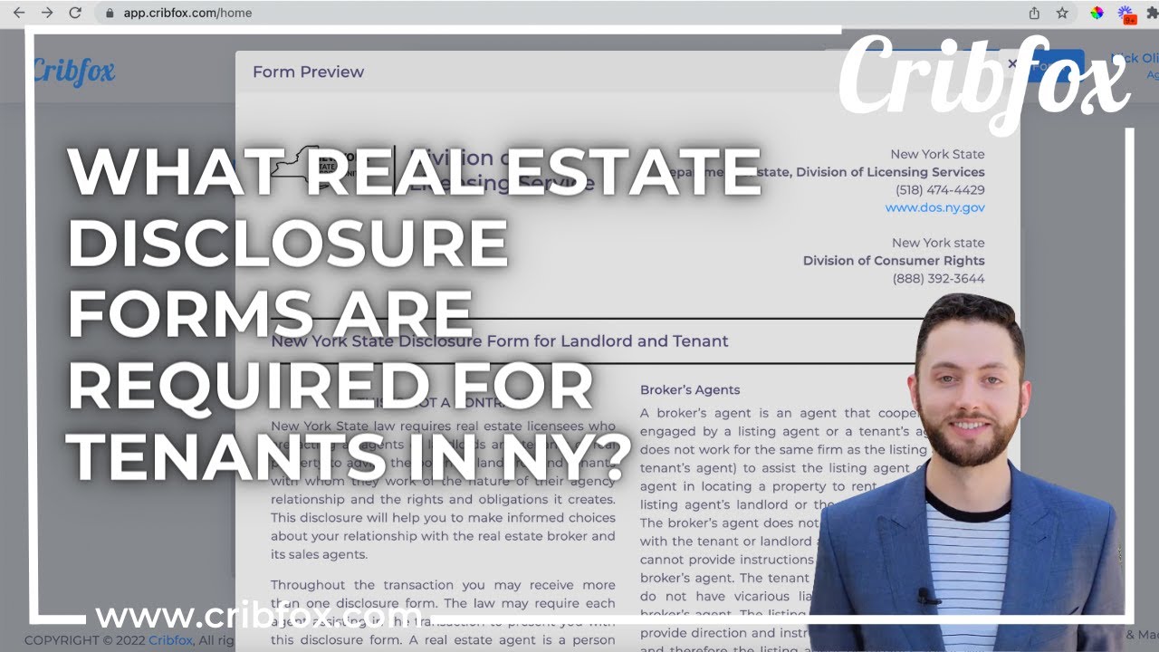 What Real Estate Disclosure Forms Are Required for Tenants in NY? - YouTube