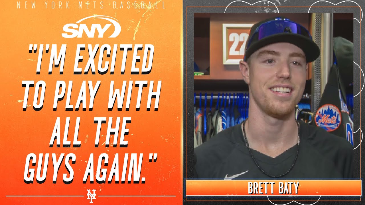 Brett Baty on playing alongside Ronny Mauricio, Francisco Alvarez ...
