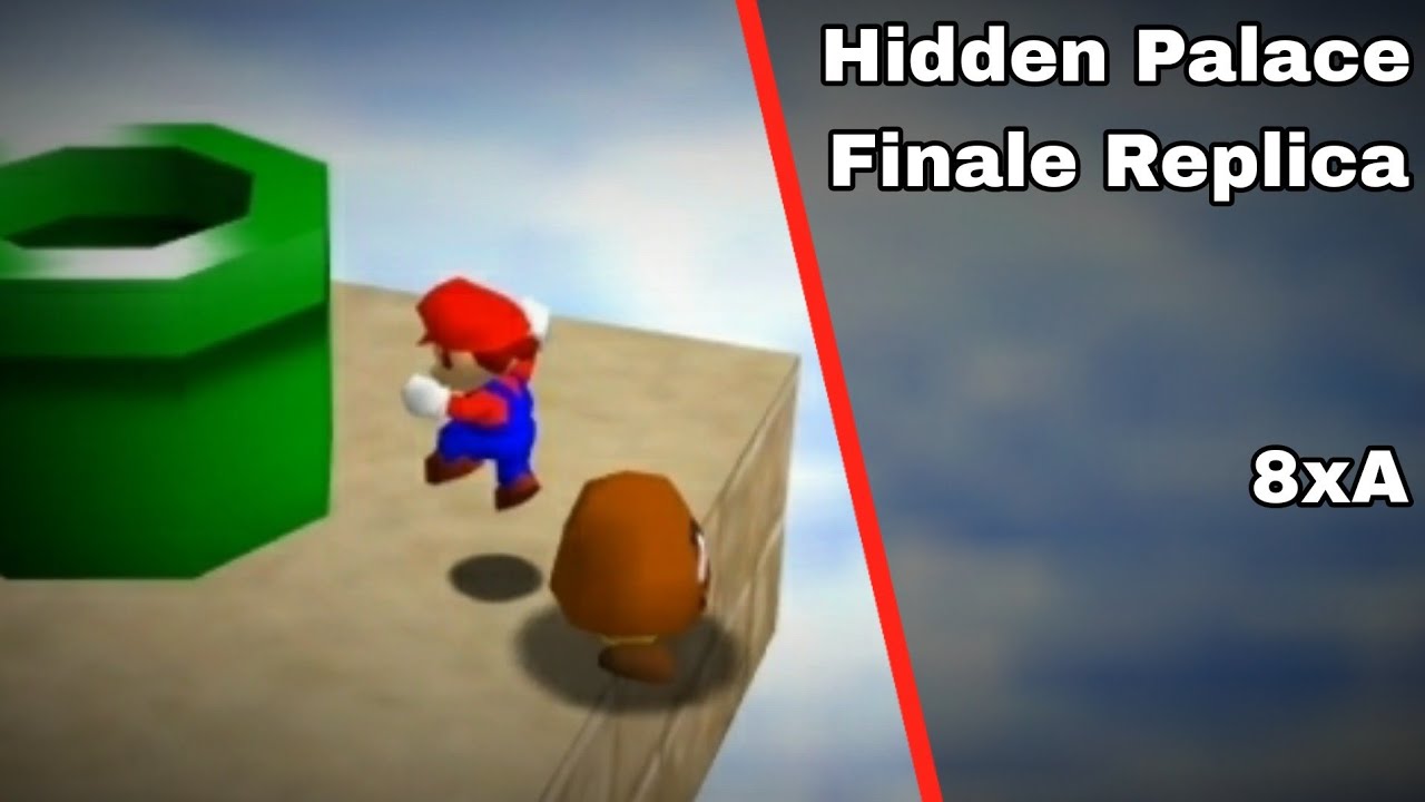 Super mario star road - Hidden Palace Finale Replica (8x A presses ...