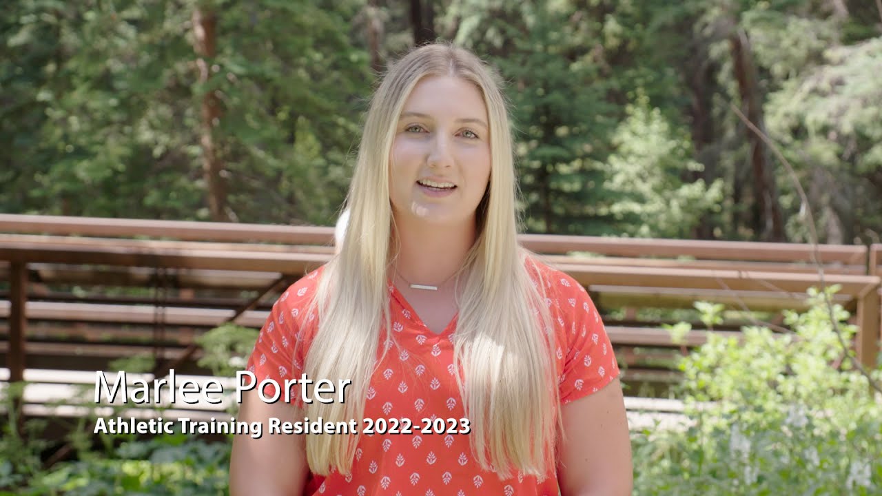 Athletic Training Resident Marlee Porter - YouTube