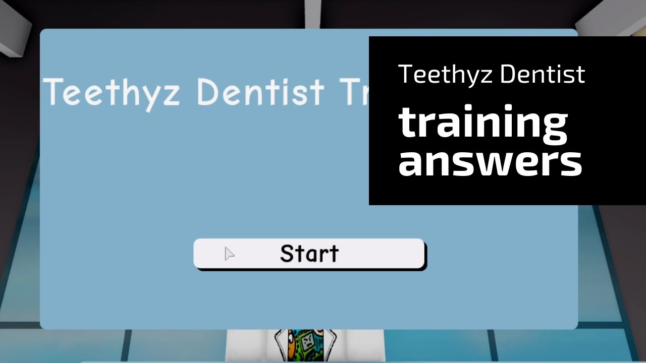 Teethyz Dentist Automatic Training Answers 2021 | How to PASS your ...