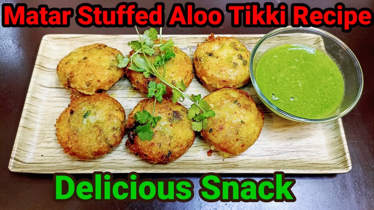 Aloo Matar Pattice || Aloo matar pattice stuffing || Matar Stuffed Aloo ...