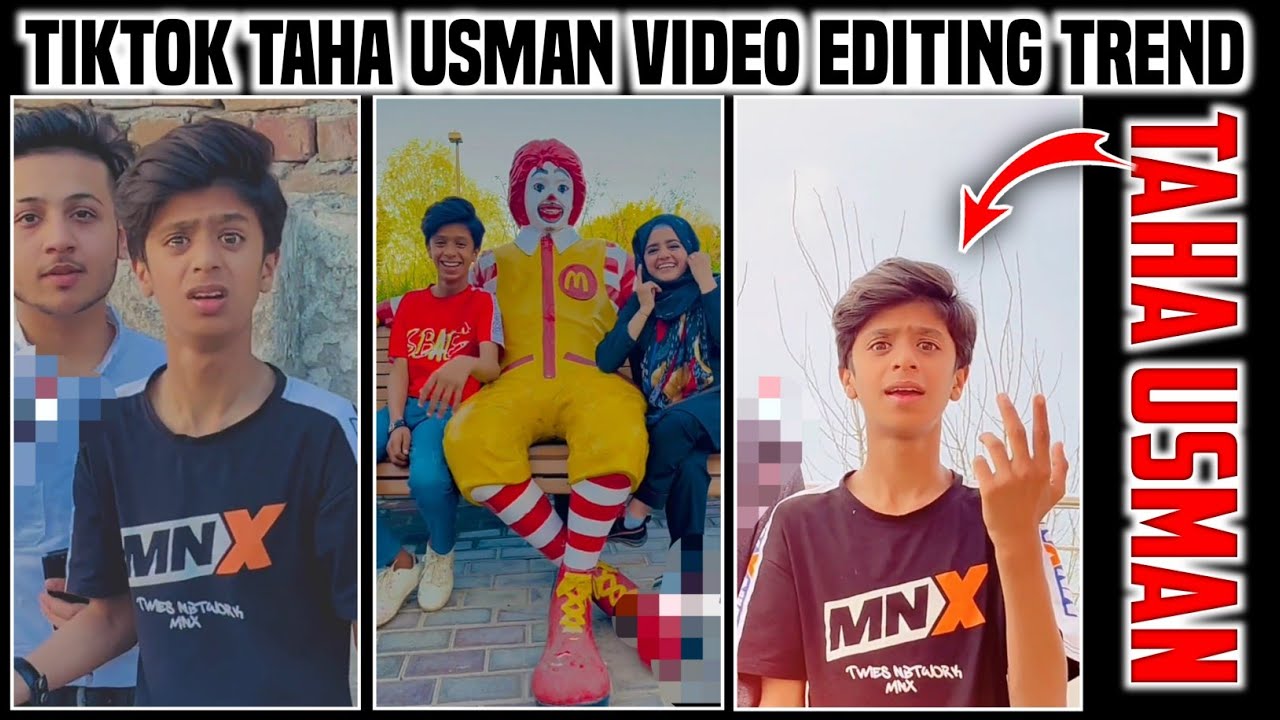 Taha Usman TikTok Video Editing | Trending Taha Usman Zooming Effect ...