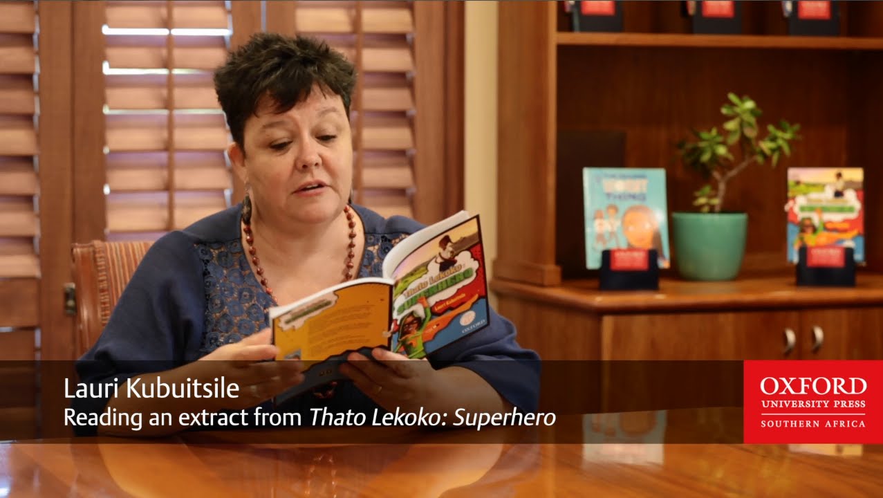 Lauri Kubuitsile: Reading extract from Thato Lekoko: Superhero - YouTube