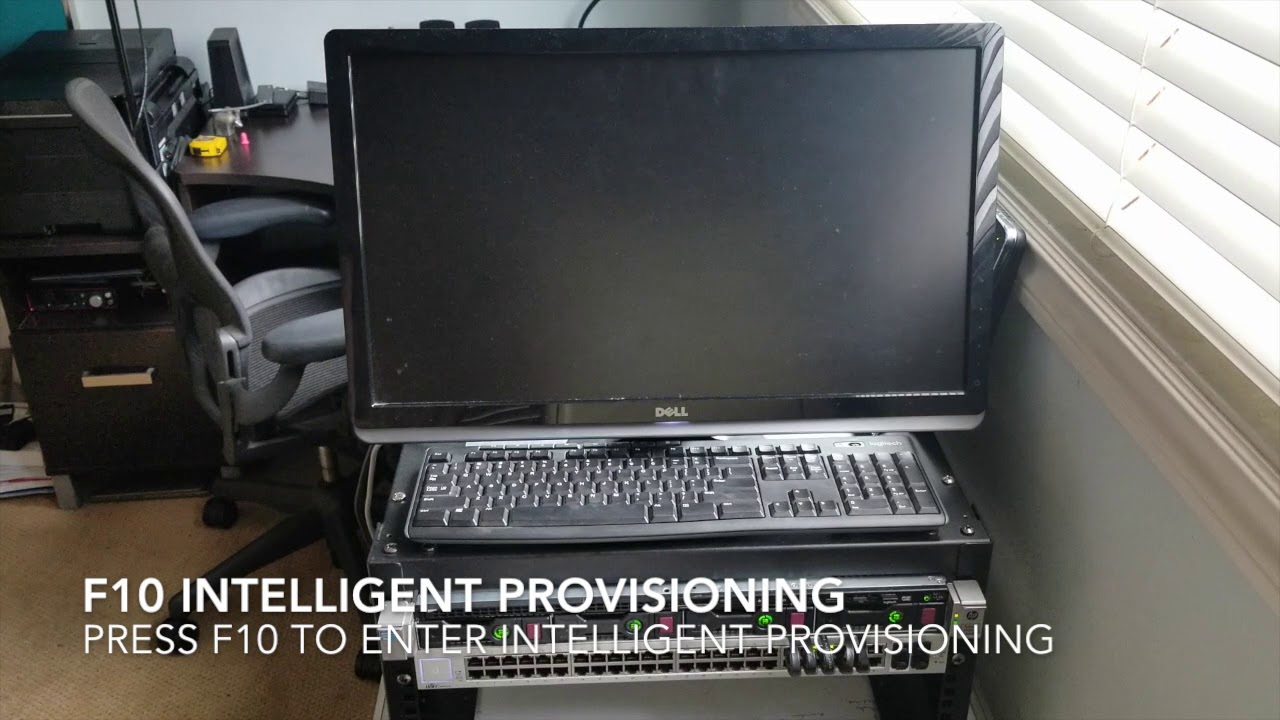 F10 Intellignet provisioning from boot overview HP Proliant g8 dl360p ...