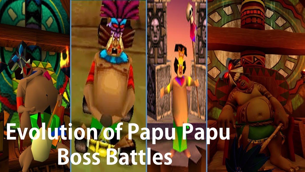 Evolution of Papu Papu Battles in Crash Bandicoot Games (1996-2017 ...