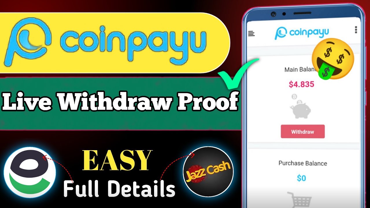 Coinpayu Website Withdraw Proof || How To Withdraw Coinpayu Website ...