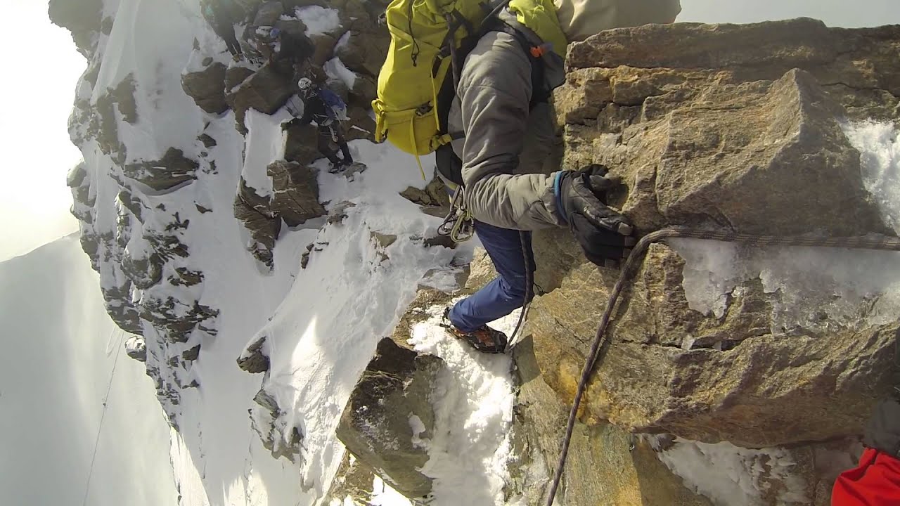 Monte Rosa Summit Ridge - YouTube