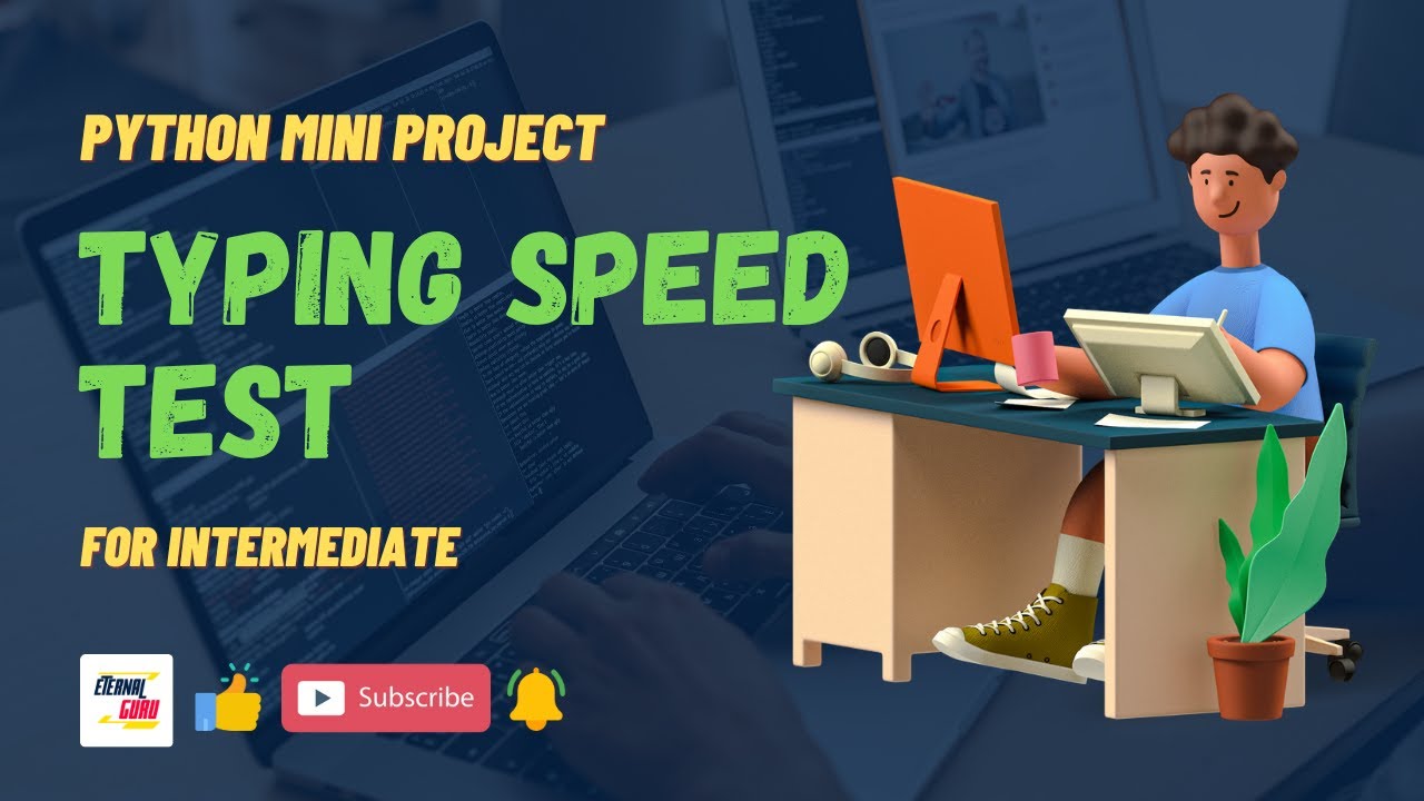#18 typing speed test | Python mini project | Jr. Eternals - YouTube