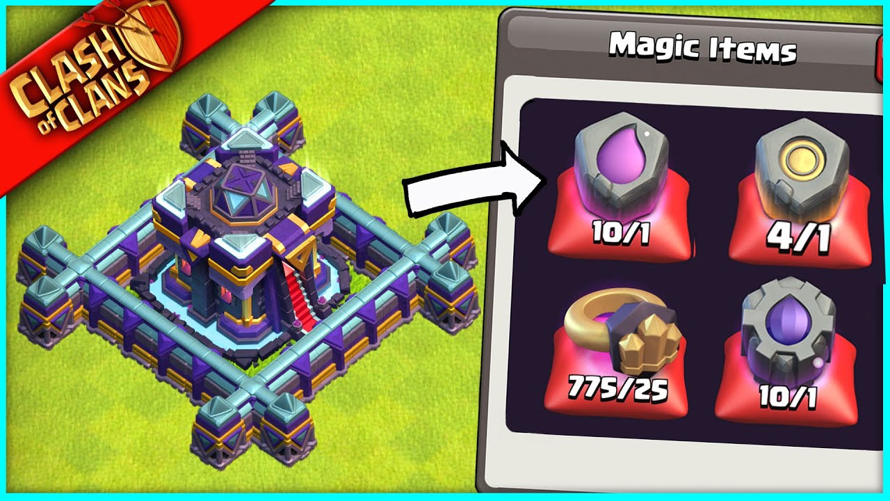 Can i max my base.... with the biggest magic item vault in clash ...