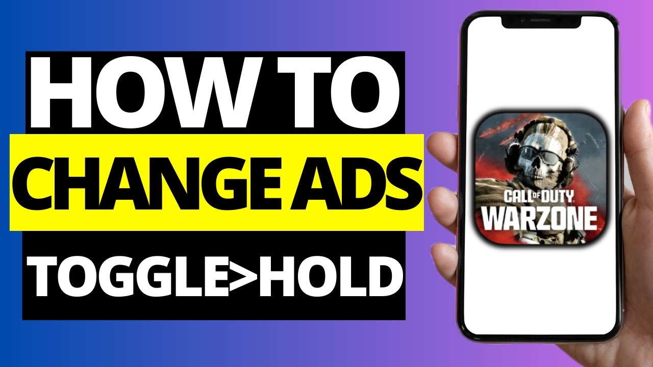 How To Change ADS Behavior in COD Warzone Mobile | Toggle Hold - YouTube